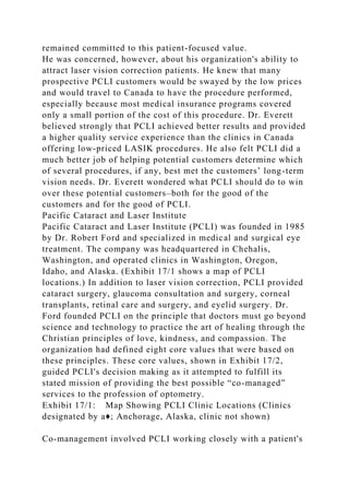 CASE 17 Pacific Cataract and Laser Institute Competing in the LA.docx