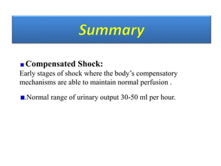 trauma and bleeding (hemorrhagic shock) | PPTX