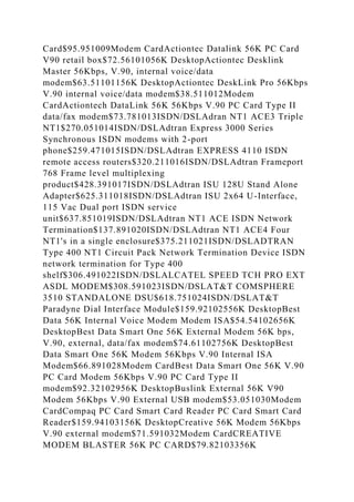 CASE 1 Data File needed for this Case Problem Modem.xlsx.docx