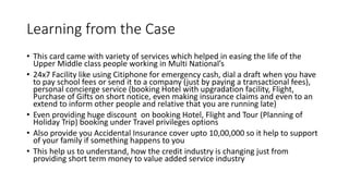 CASE STUDY 01 MARKETING OF PLASTIC MONEY | PDF | Credit Cards ...