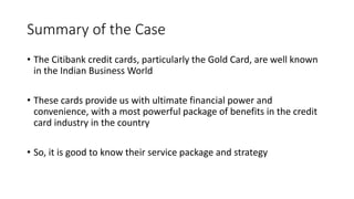 CASE STUDY 01 MARKETING OF PLASTIC MONEY | PDF