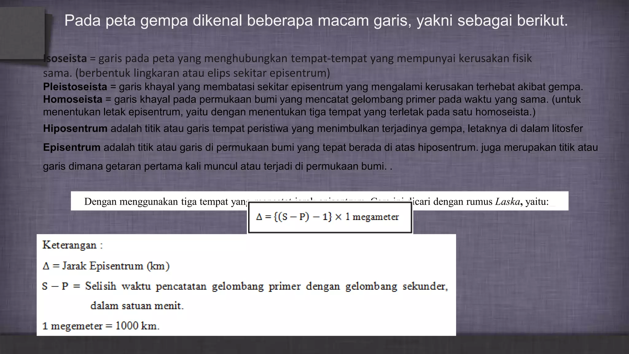 Rekayasa Gempa - Case 1 Gelombang Rambatan, Pengukuran, Sumber, dan ...