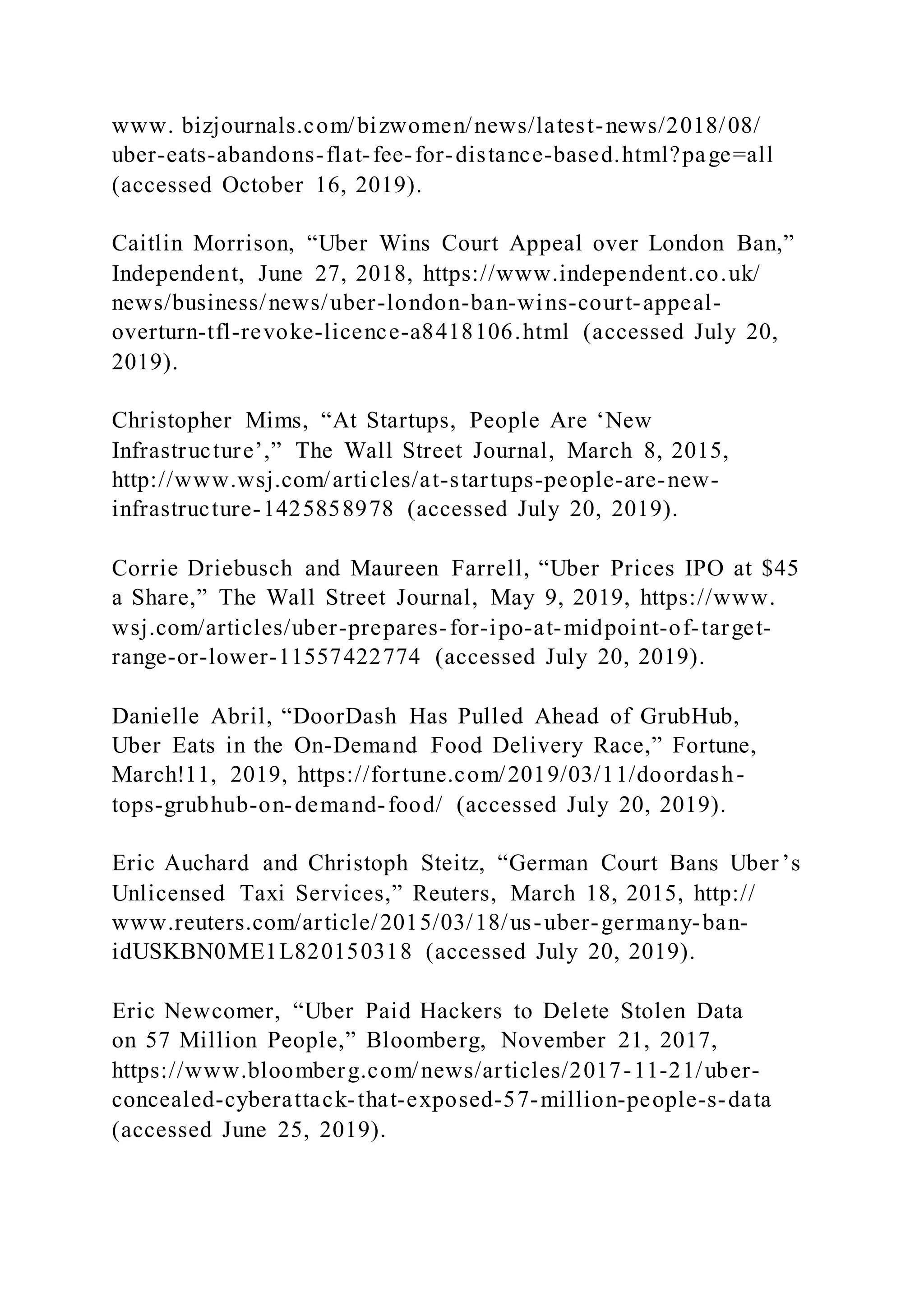 Case 1 Uber Fuels Controversy 399 This case was prepare | DOCX