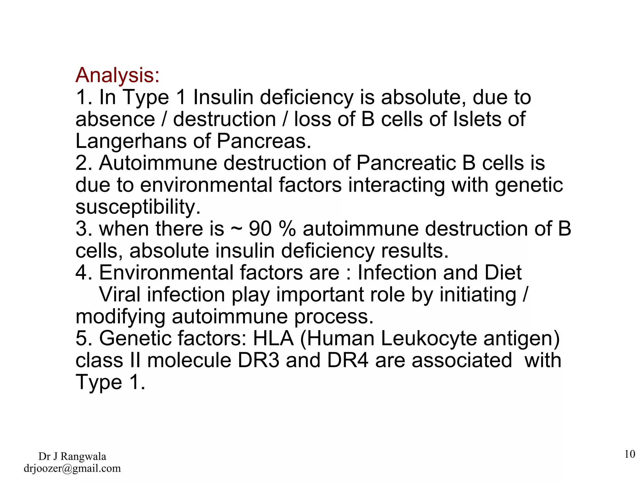Type 1 Diabetes Mellitus | PPT