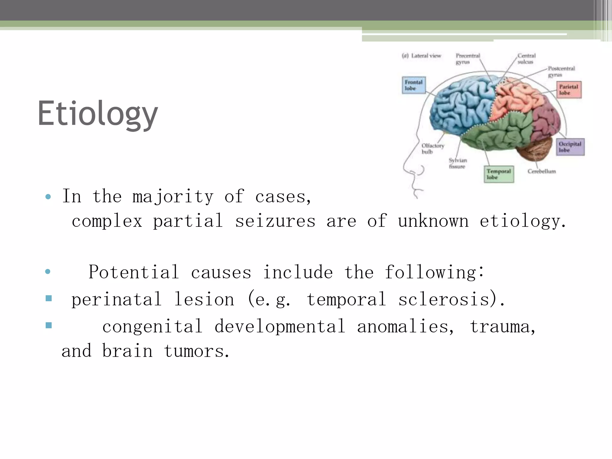 Complex partial seizures | PPTX