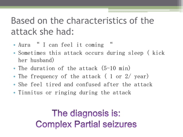 Complex partial seizures | PPTX | Brain and Nervous System Disorders ...
