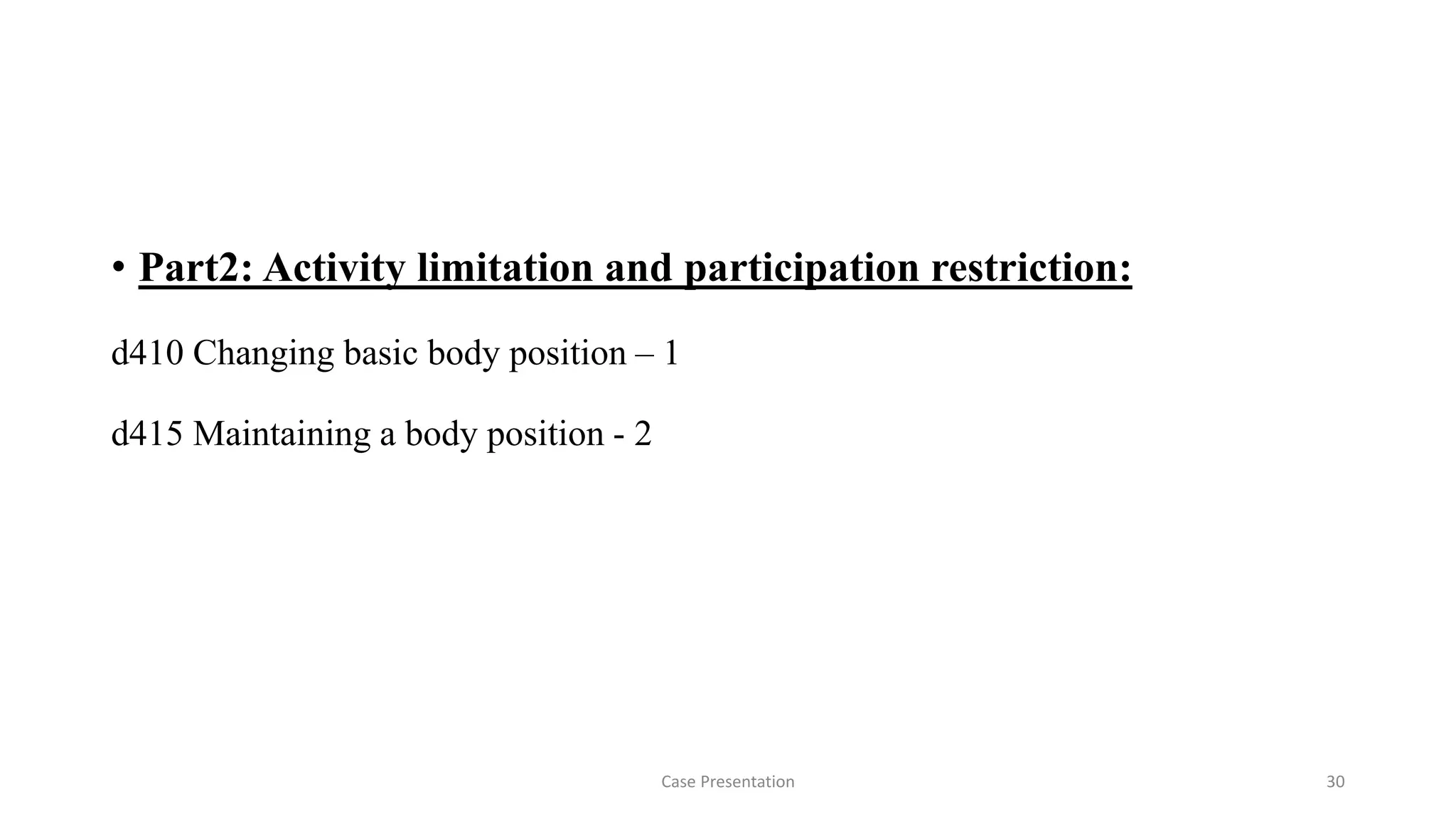 Physiotherapy Case presentation | PPTX