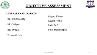 Physiotherapy Case presentation | PPTX