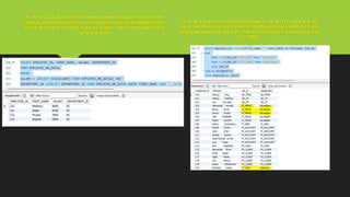 SQL case study Analysis PPT by Radhika Kashidd | PPTX