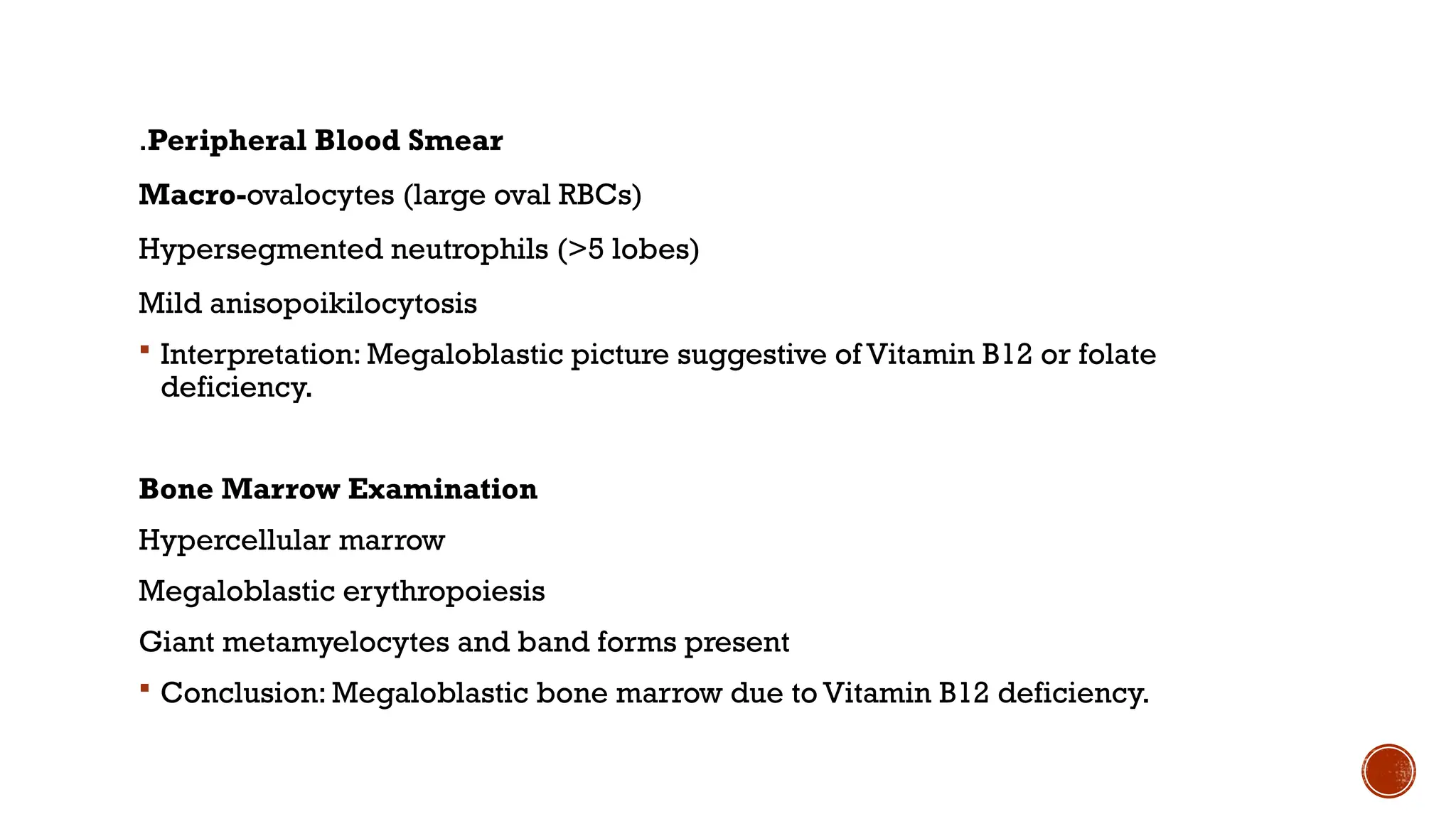 Case study on anemic syndrome including vitamin b 12 deficiency | PPTX