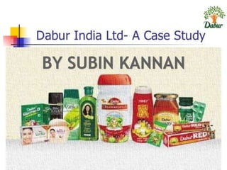 Dabur India Case Study 2014 By Subin Kannan | PPTX