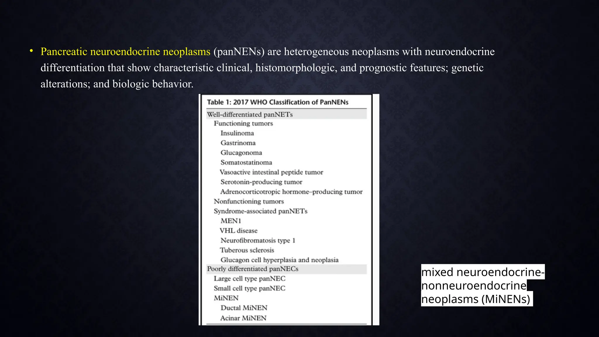PANCREATIC NEUROENDOCRINE TUMORS RADIOLOGY | PPTX