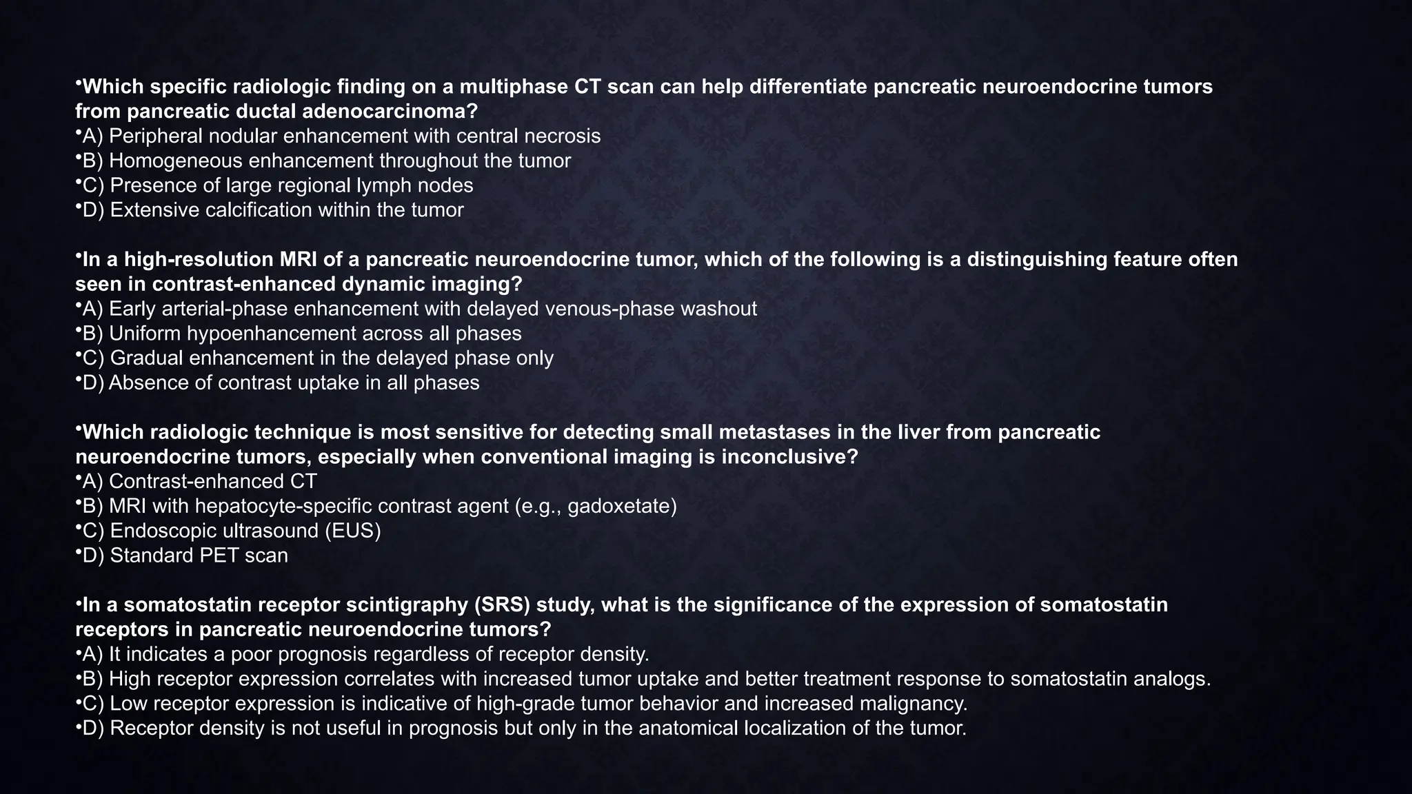 PANCREATIC NEUROENDOCRINE TUMORS RADIOLOGY | PPTX