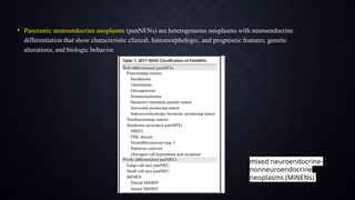 PANCREATIC NEUROENDOCRINE TUMORS RADIOLOGY | PPTX