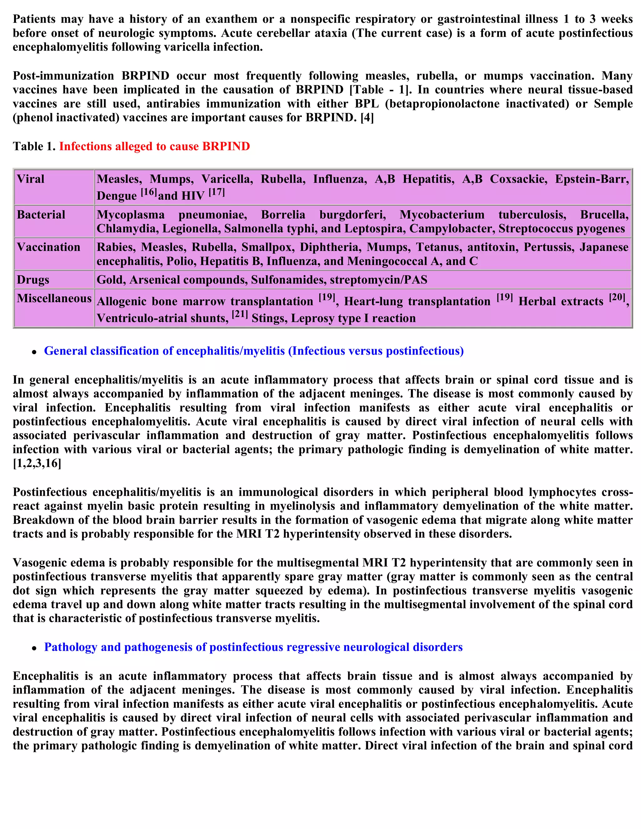 Case record...Postinfectious cerebellitis | PDF