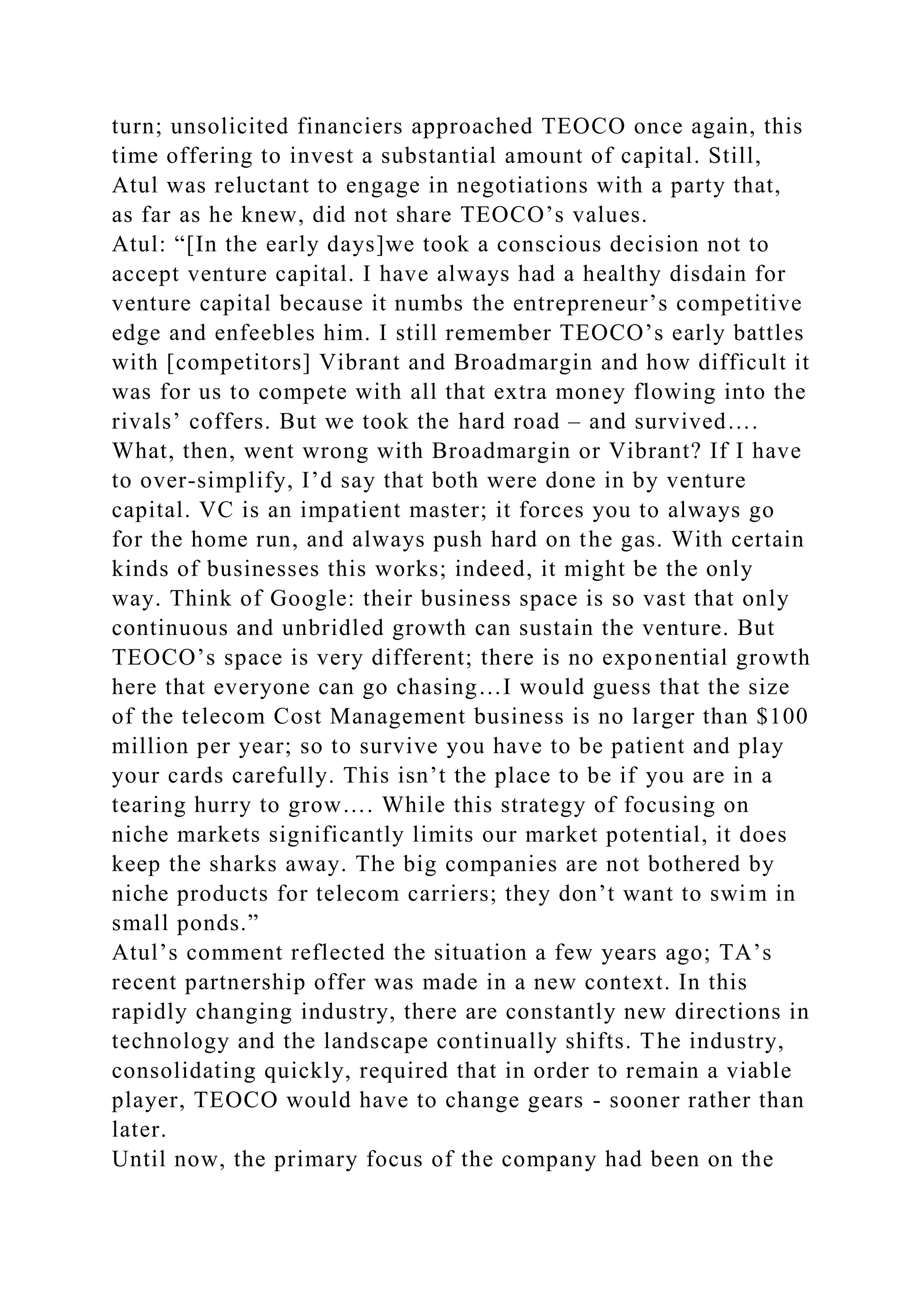 CASE 28 Principled Entrepreneurship and Shared Leadership The Ca.docx