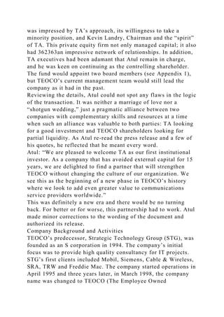 CASE 28 Principled Entrepreneurship and Shared Leadership The Ca.docx
