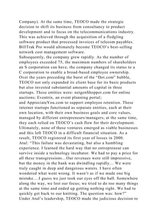 CASE 28 Principled Entrepreneurship and Shared Leadership The Ca.docx