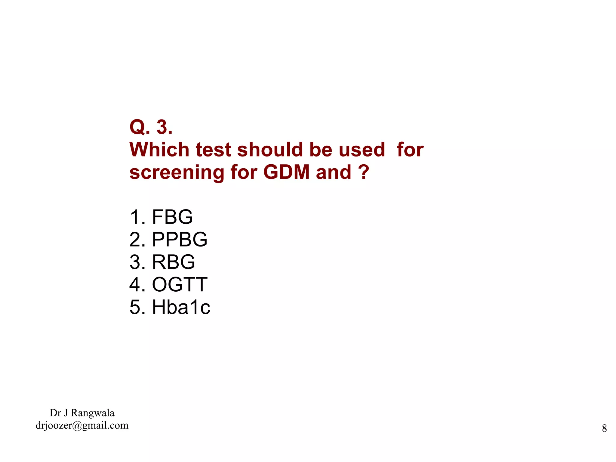GDM :Gestational Diabetes Mellitus | PPT