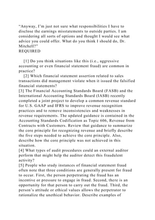 CASE 3.3 The Anonymous CallerRecognizing It’s a Fraud and Evalua.docx