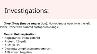 Pleural effusion is fluid accumulation in the pleural space | PPT