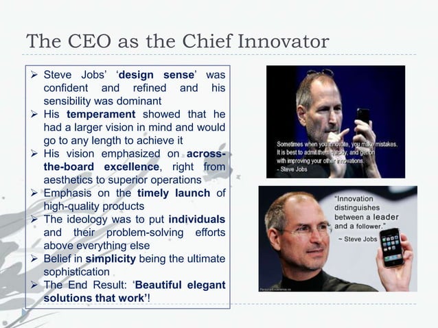 Design Thinking and Innovation at Apple | PPTX