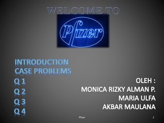 Pfizer Case | PPT