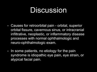 TOLOSA HUNT SYNDROME | PPTX