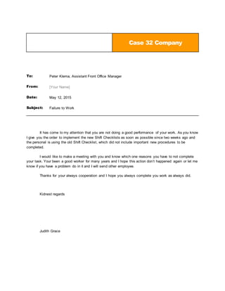 Case 32 company | PDF