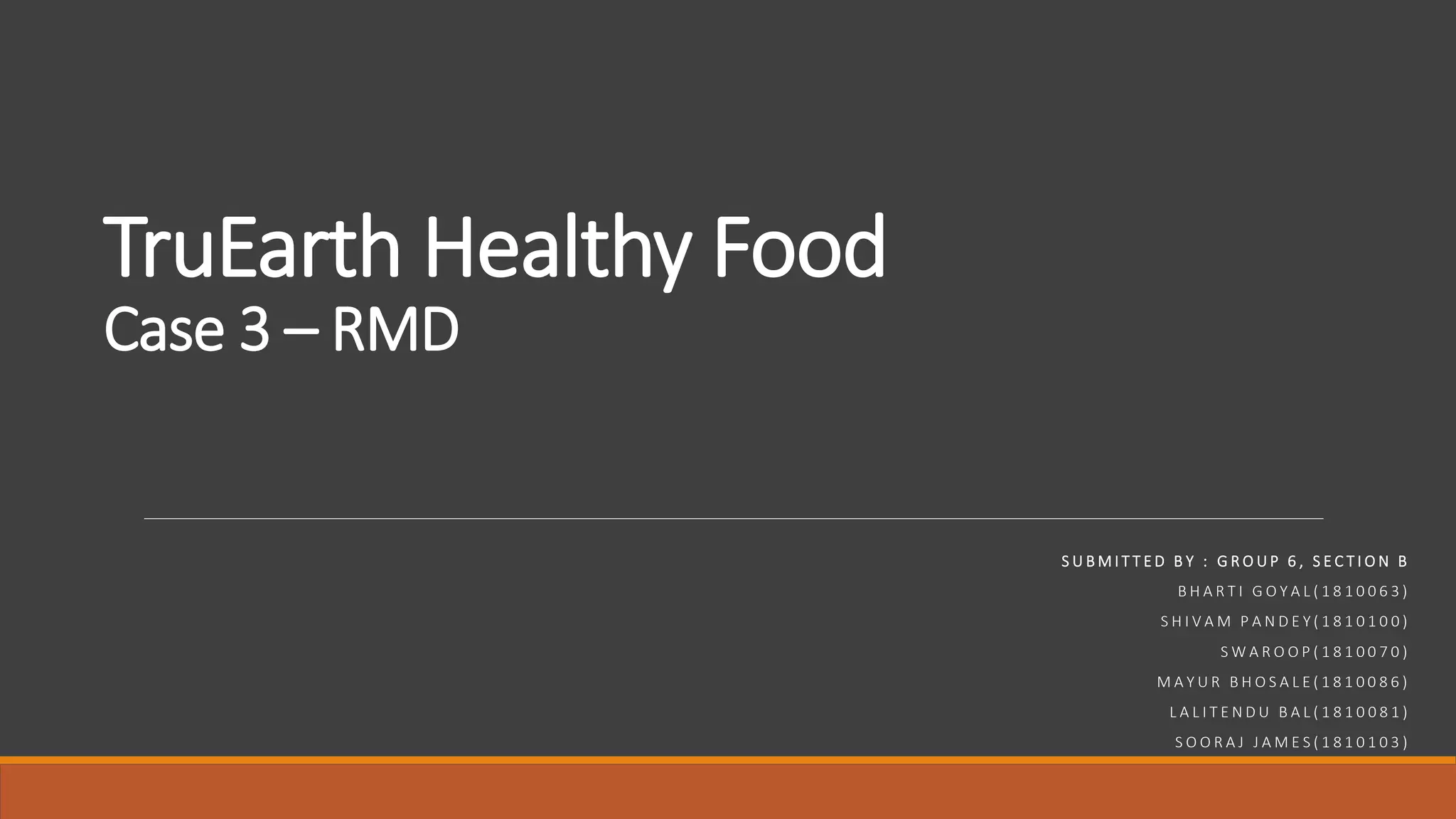 TruEarth Healthy Food | PPTX