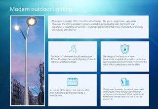 Case 3 street lighting_eng | PPTX | Eye and Vision Conditions ...