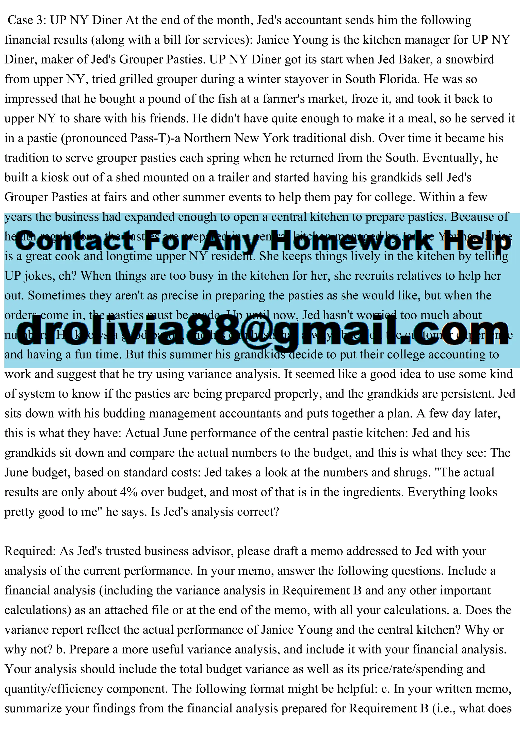 Case 3 UP NY Diner At the end of the month, Jeds accountant sends h.pdf