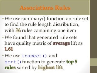 Clustering and Association Rule | PPT