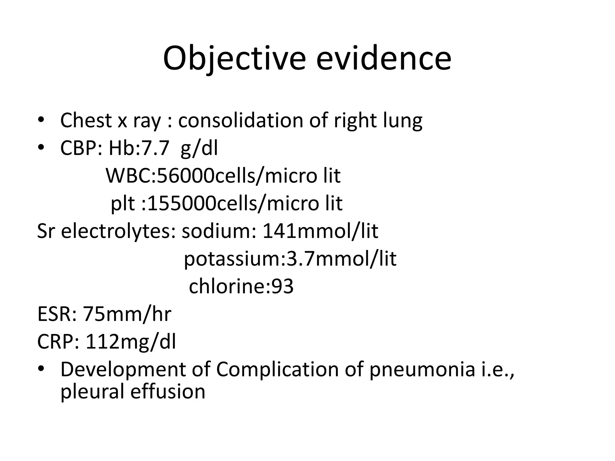 A Case Presentation on Pneumonia | PPTX