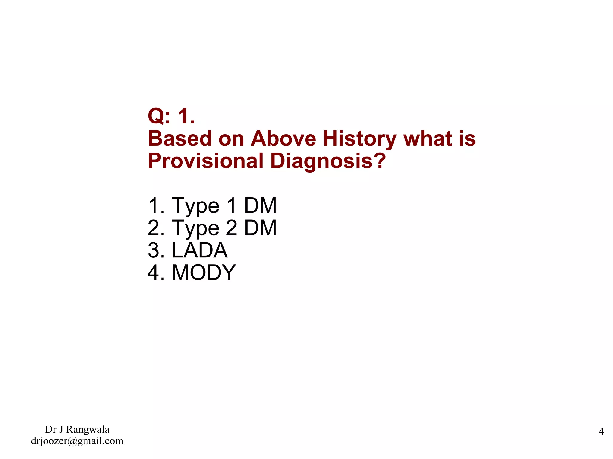 LADA: Latent Autoimmune Diabetes in Adults | PPT
