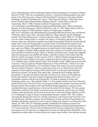 Case 5- Roger Boisjoly and the Challenger Disaster- Disloyal Employee.pdf