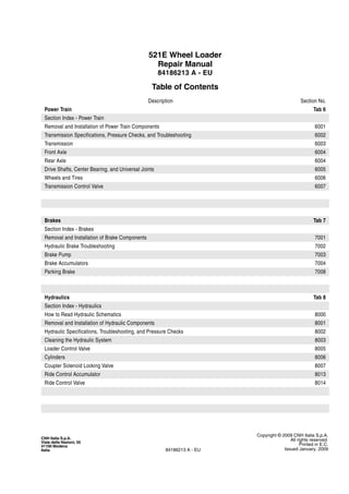 CASE 521E Loader Service Repair Manual.pdf
