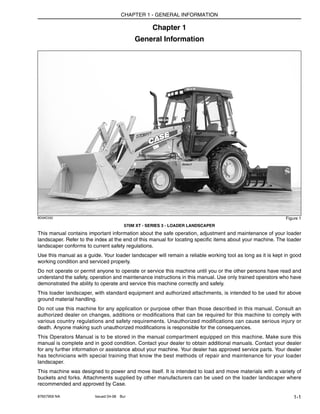 Case 570 mxt series 3 loader landscaper operator manual | PDF