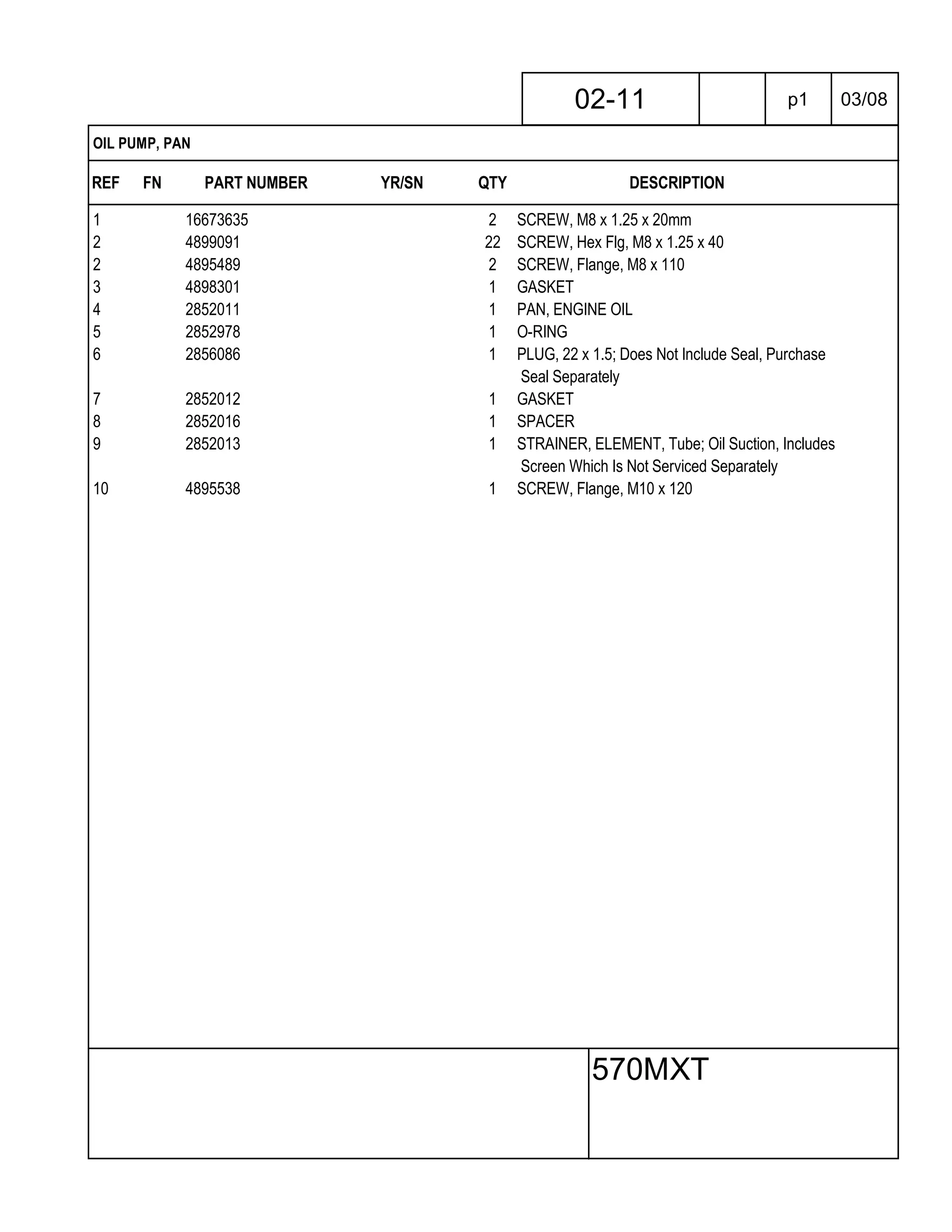 Case 570 mxt series 3 loader landscaper parts catalogue manual | PDF