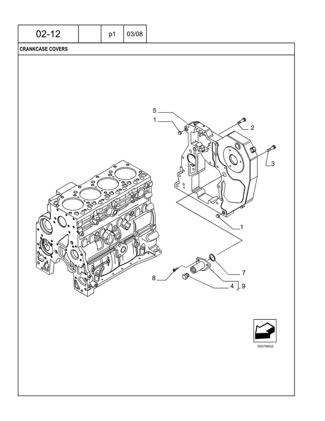 Case 570 mxt series 3 loader landscaper parts catalogue manual | PDF ...