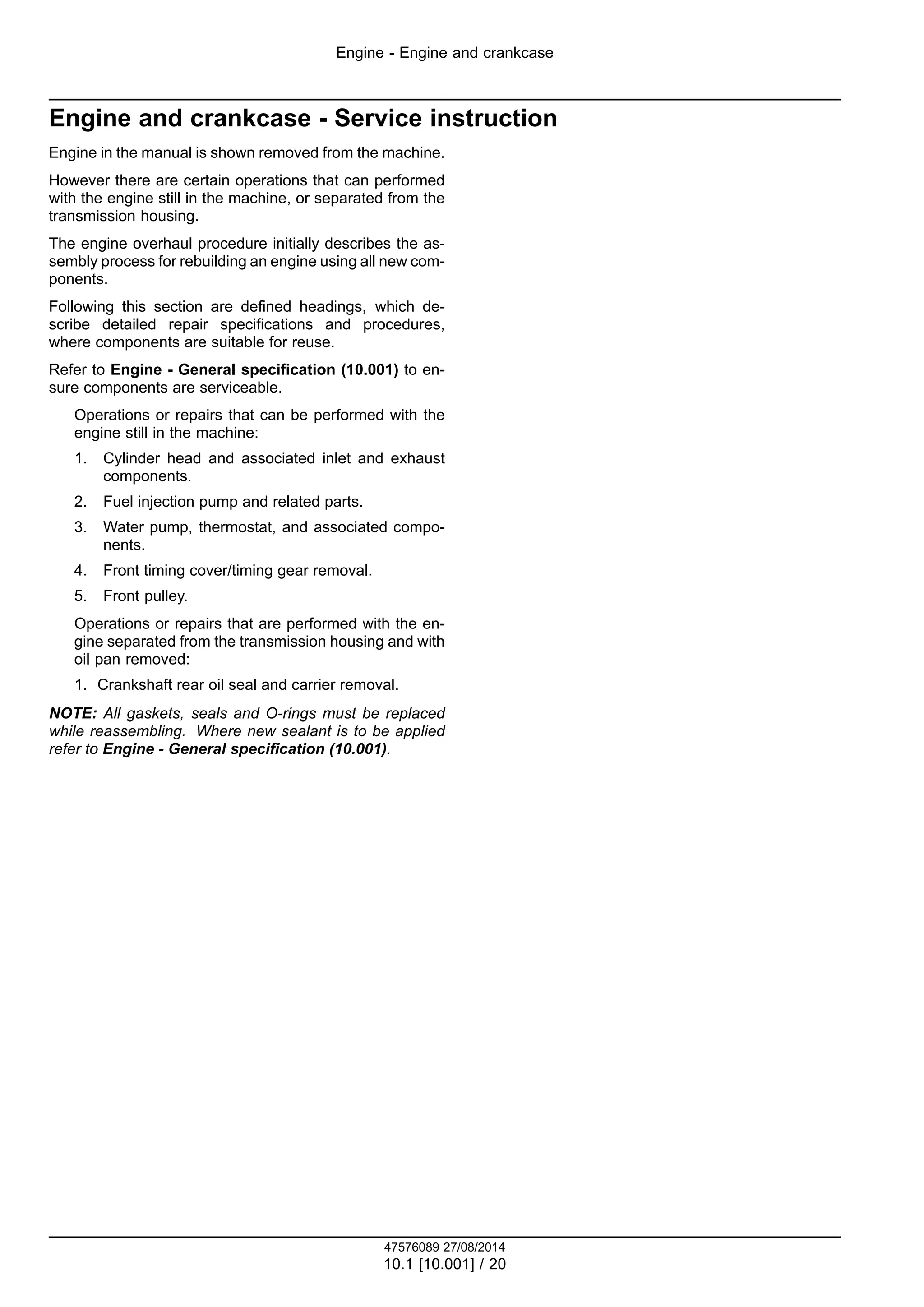 CASE 570T Backhoe Loader Service Repair Manual Instant Download.pdf
