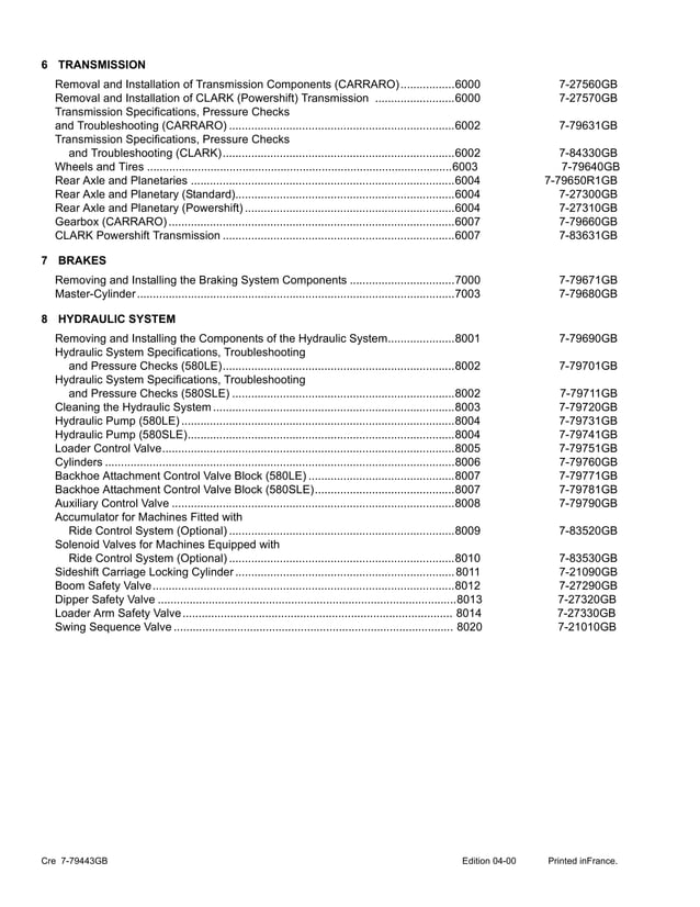 Case 580 lsp loader backhoe service repair manual | PDF