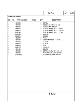 Case 580 m series 3 loader backhoe parts catalogue manual | PDF