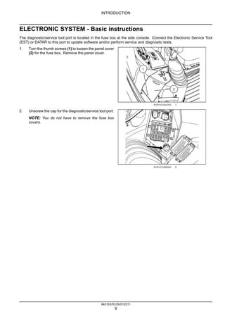 Case 580 n tractor loader backhoe service repair manual | PDF