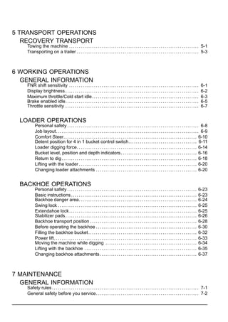 Case 580 sn wt loader backhoe operator manual | PDF