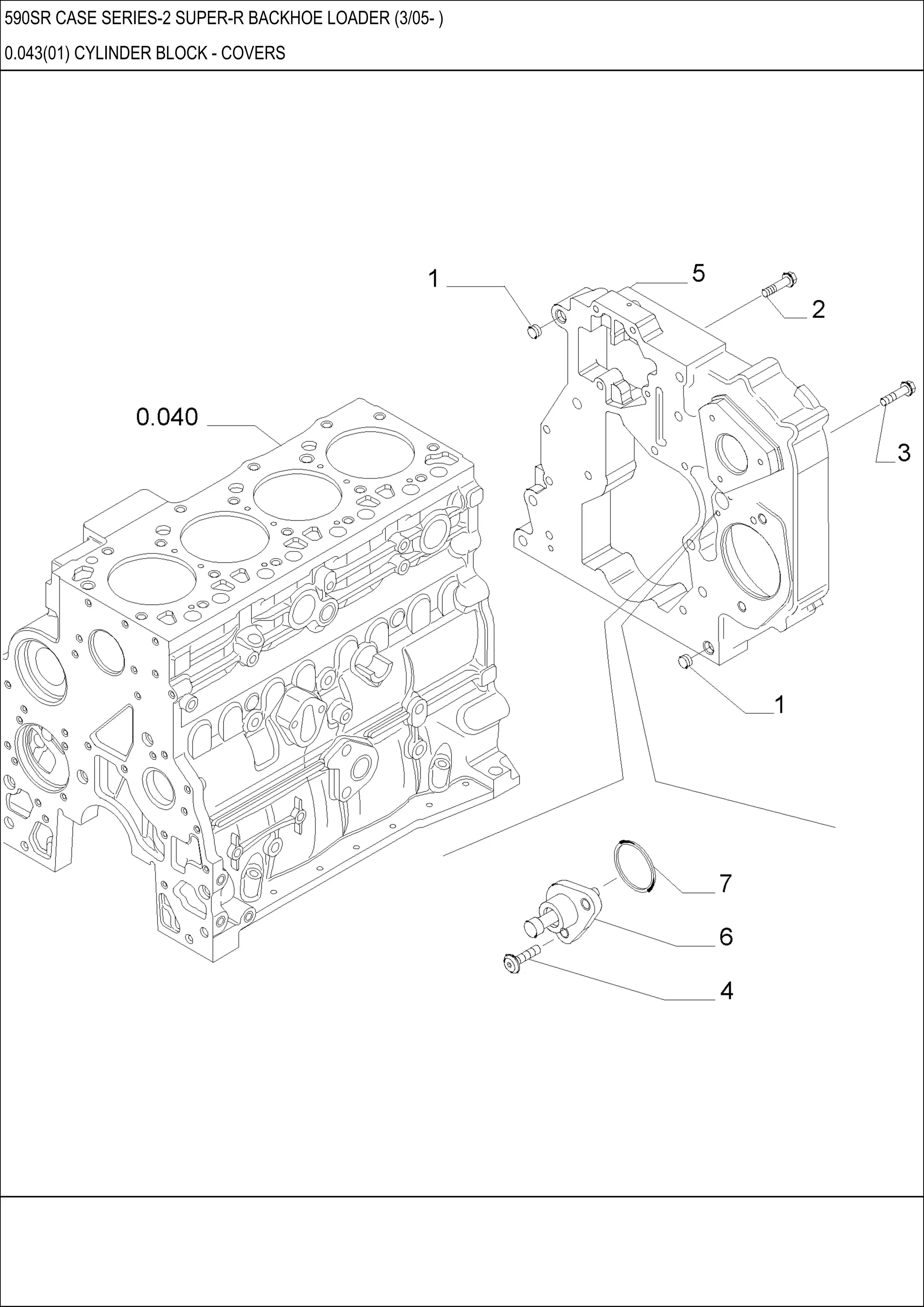 Case 590 sr series 2 backhoe loader parts catalogue manual | PDF