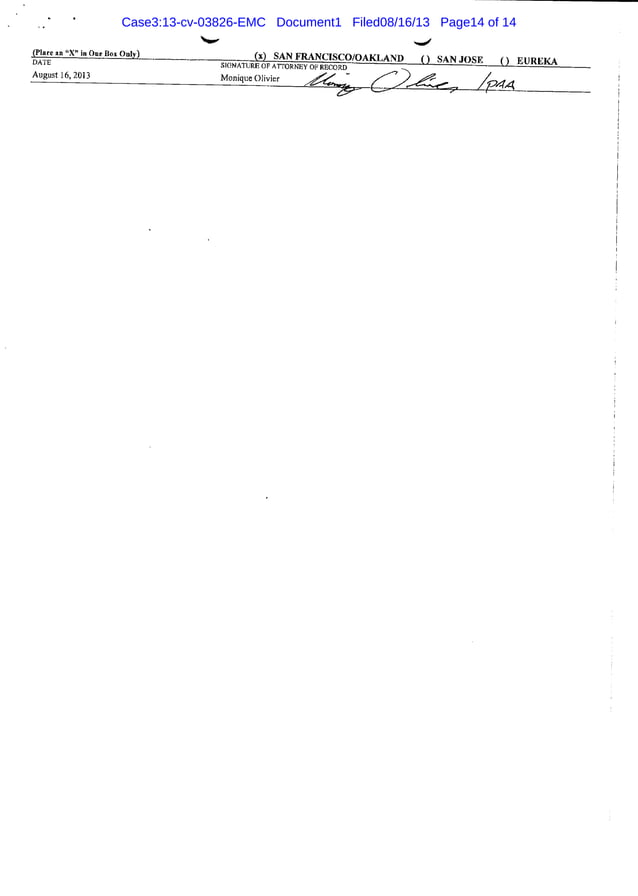 Uber Lawsuit Documents: Case6 b-o-connor-colopy-v-uber | PDF | Law