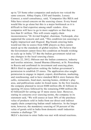 CASE 6 Business Model and Competitive Strategy of IKEA in India.docx