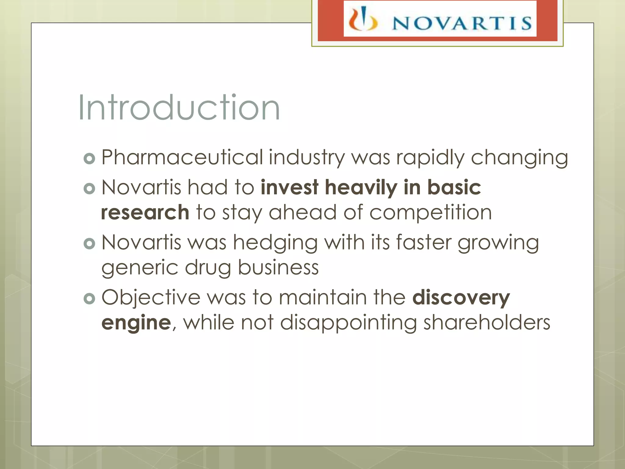 Novartis AG: Science-Based Business | PPT