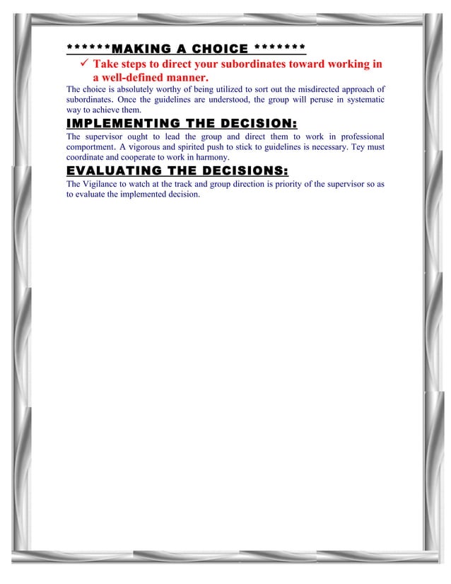 DECISION MAKING Case STUDY | PDF